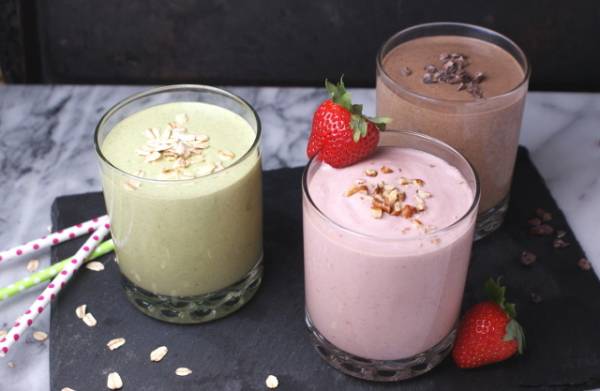 Trio of Post Workout Protein Smoothies - Breaking Muscle