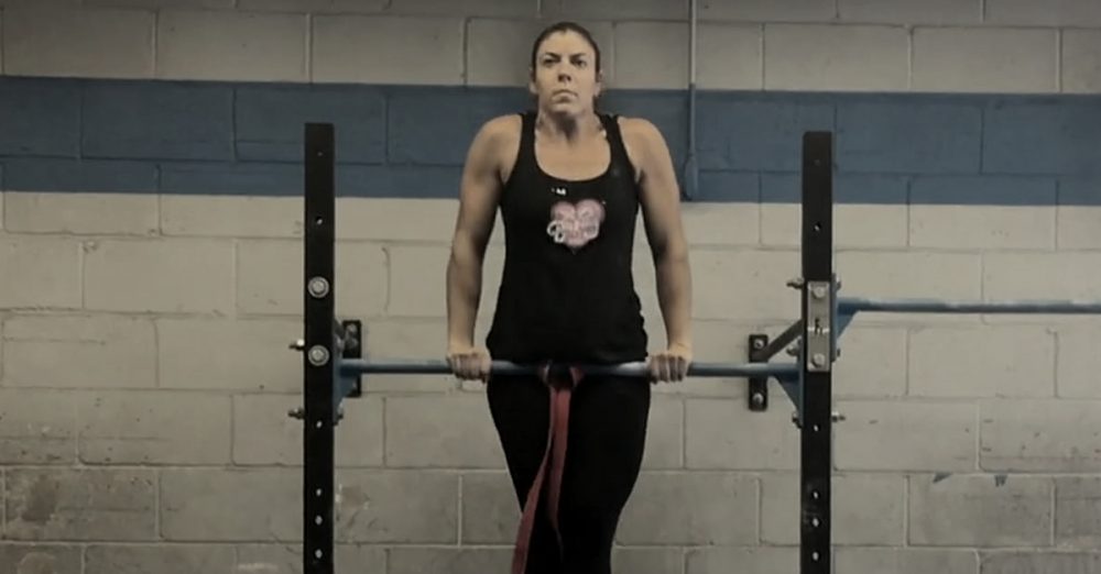 Assisted Bar Muscle Up Transition - Breaking Muscle